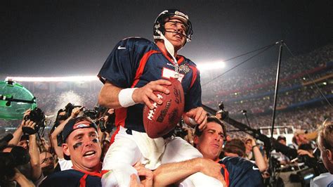 John Elway Playing Football