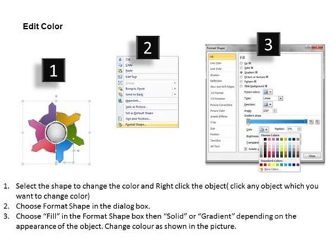 Six Factors In Sequential Flow Relative Circular Arrow Diagram