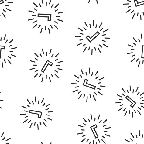 Check Mark Sign Icon In Flat Style Confirm Button Vector Illustration On White Isolated