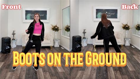 Boots On The Ground Line Dance Practice With Music Part 2 Youtube