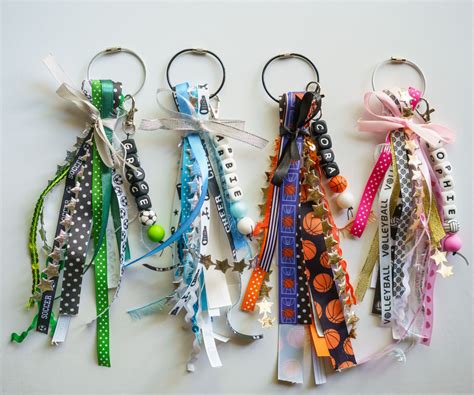 Customized Sport Name Bag Tag Personalized Sport Bag Keychain