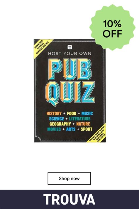 Talking Tables Host Your Own Pub Quiz Artofit