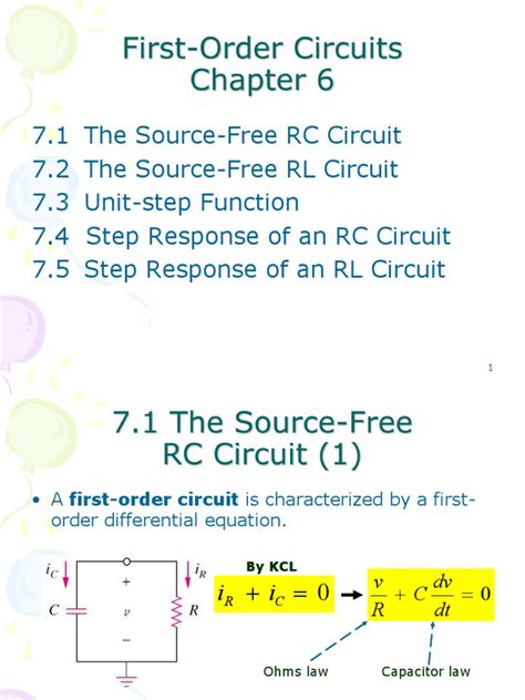 chapter 6 first order transient pdf pdf electrical network