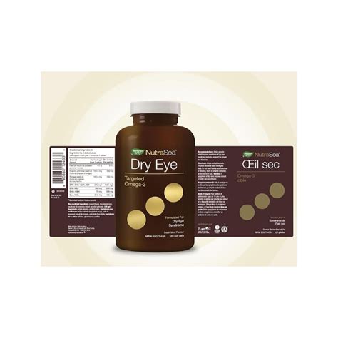 Nutrasea Dry Eye Omega 3 Supplement 1500 Mg Epa Dha 120 Softgels
