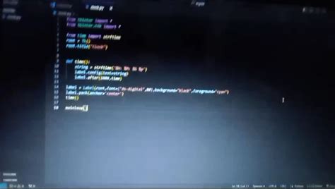 Video Aarti Jaiswal On Linkedin Build A Clock Using Python Internpe