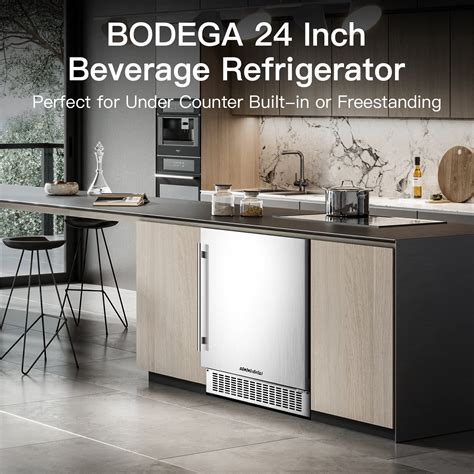 Bodega Beverage Cooler 24 Inch Built In And Freestanding Beverage