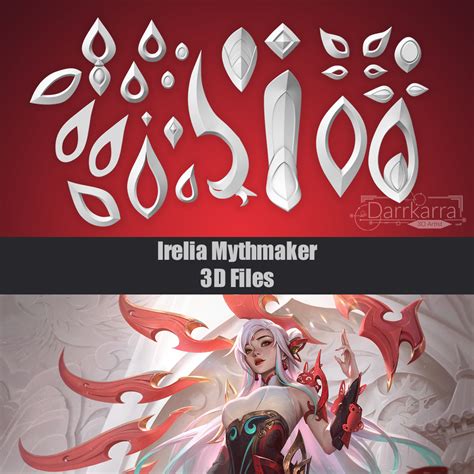 🎲 Irelia Mythmaker Accessories League Of Legends Stl Files・ 3d File For