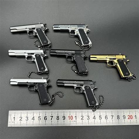 Low Price 1 3 Mini Metal Pistol Gun Toys Silver Gold Black
