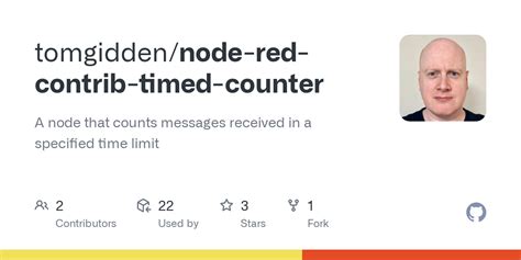 Github Tomgiddennode Red Contrib Timed Counter A Node That Counts
