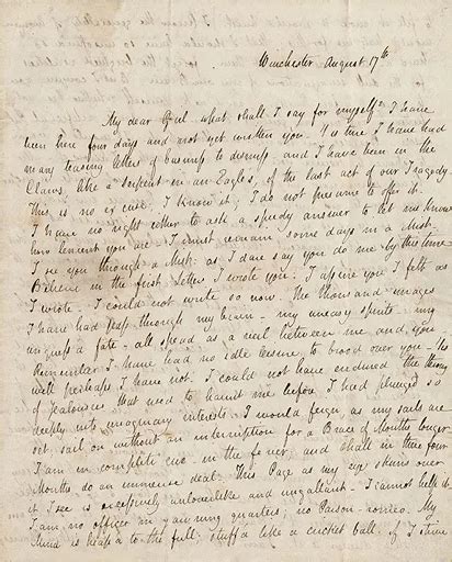 Between Meadows And Mortality John Keats Writes To Fanny Brawne