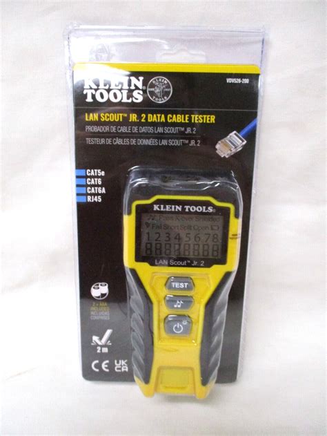Used Klein Tools Vdv526 200 Cable Tester Lan Scout Jr 2 Ethernet Cable Tester Nip Ubb Threads