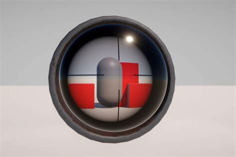 Realistic Sniper Scope 3d Model