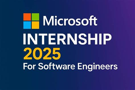 Microsoft Software Engineer Internship 2025 Application Open