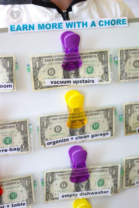 Chore Chart With Dollar Values At Jai Reading Blog