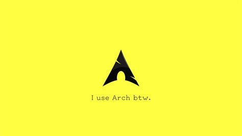 Arch Linux Minimalism Simple HD Wallpaper