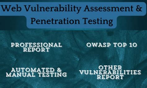 Conduct Web Vulnerability Assessment And Penetration Testing By