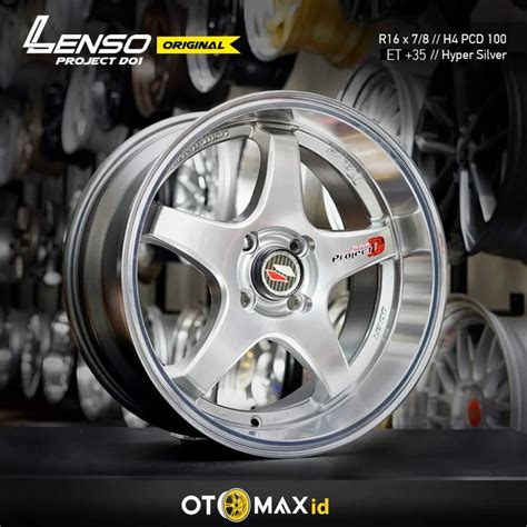 Velg Mobil Lenso Project D01 Ring 16 Hyper Silver Otomax Store Otomax