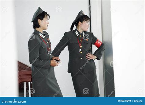 North Korean Female Soldiers Editorial Stock Image Image Of Terror