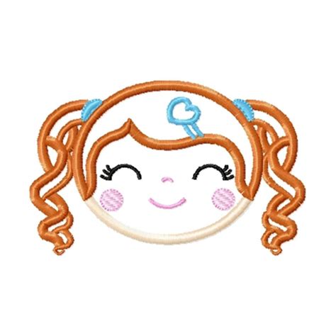 Matriz De Menina Boneca Aplique 10x10 Elo7 Produtos Especiais