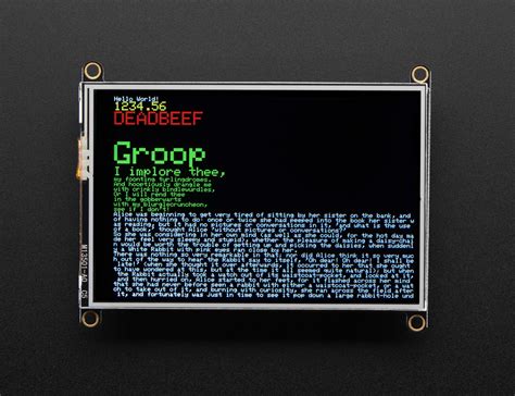 NEW PRODUCT Adafruit TFT FeatherWing Touchscreen For Feathers Adafruit