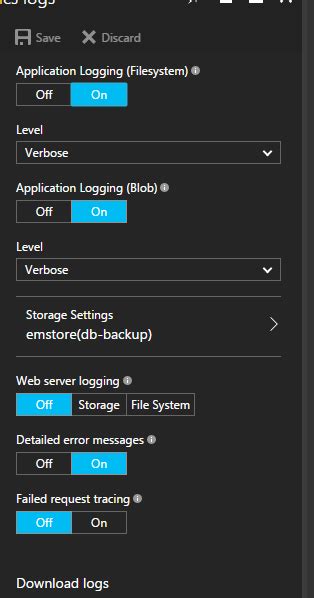 C Azure Web App Trace Logs Not Appearing In Log Stack Overflow