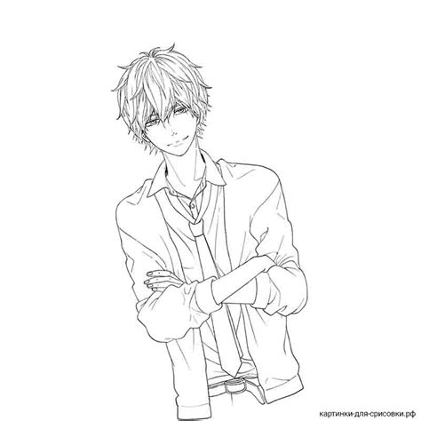 Как нарисовать аниме парня в полный рост 24 фото
