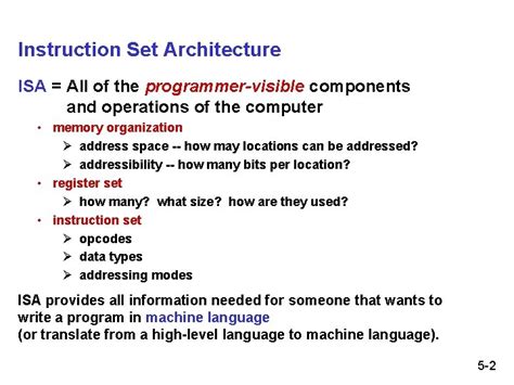 Chapter 5 The Lc3 Instruction Set Architecture Isa