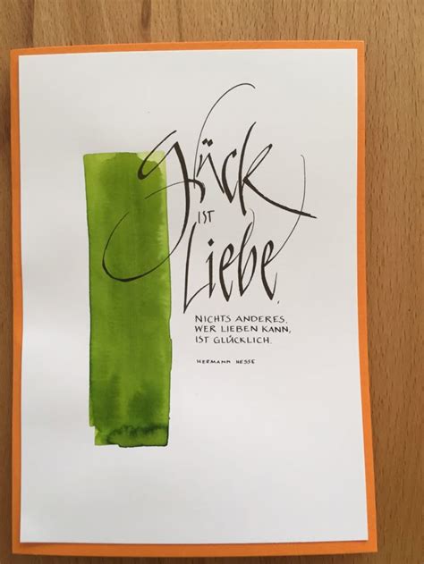 Kalligraphiekarte Hand Lettering Hand Lettering Quotes Calligraphy Letters