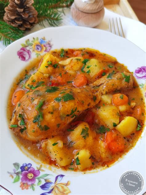 Яхния с пиле и картофи В кухнята с Бени