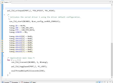 solved spc560b dis flexcan can t communicate stmicroelectronics