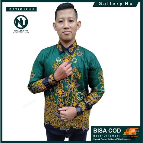 Jual Cod Batik Ipnu Ippnu Baju Ipnu Seragam Ipnu Nasional Pekalongan