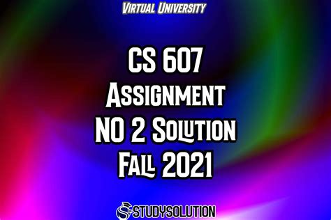 CS Assignment Solution Fall StudySolution