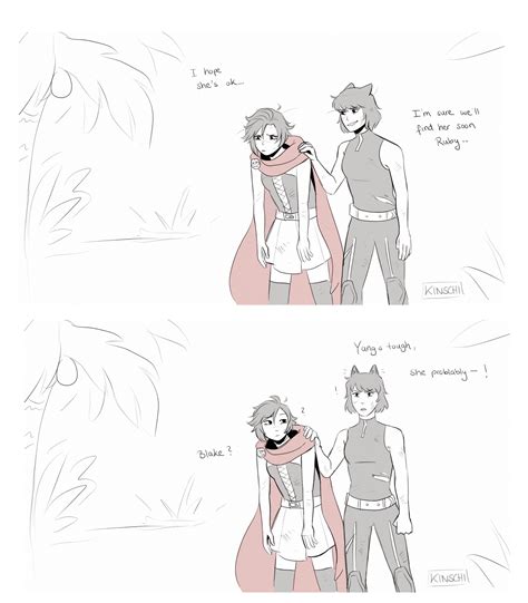 Rwby Ruby X Blake