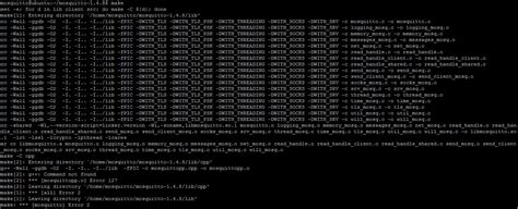 ubuntu error compiling [make] mosquitto 1 4 8 stack overflow