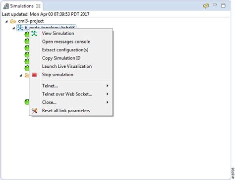 Cisco Modeling Labs Corporate Edition User Guide Release 1 3 Using The Cisco Modeling Labs