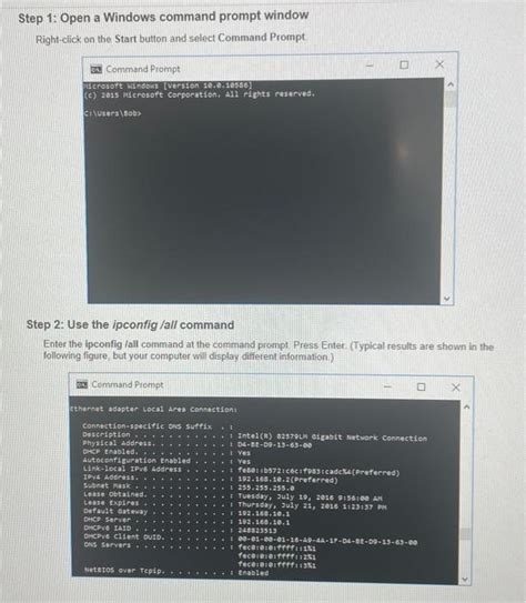Solved Lab Determine The MAC Address Of A Host Topology Chegg