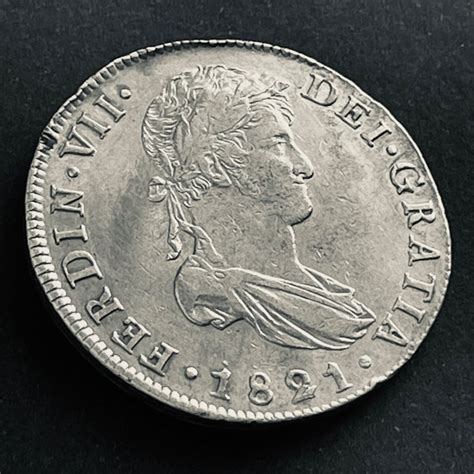 Spain Fernando Vii 1813 1833 8 Reales 1821 M Nueva Catawiki