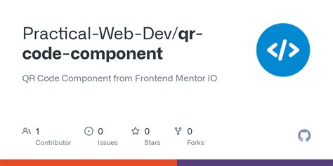 Github Practical Web Devqr Code Component Qr Code Component From