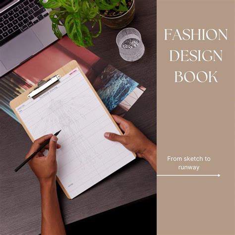 Fashion Design Project Book And Digital Planner Templates For Aspiring