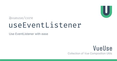 UseEventListener VueUse