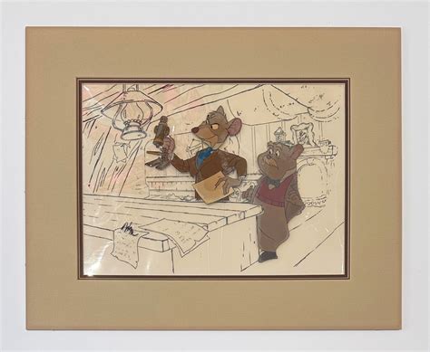 Original Walt Disney Production Cel From The Great Mouse Detective Fea