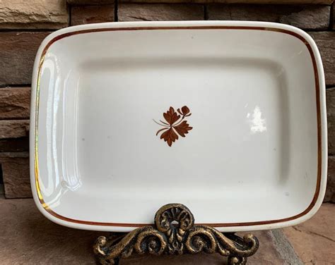 Alfred Meakin Ironstone Tea Leaf Platter ~ 1891 1897 ~ England