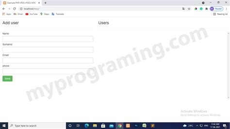 Php Mvc Step By Step Live Project Example Myprograming