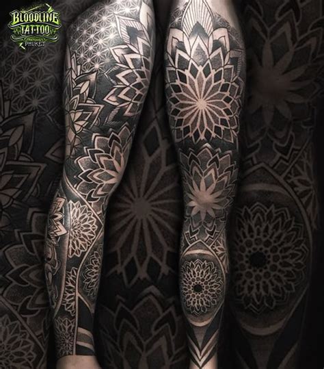 Mandala Full Leg Tattoo Full Leg Tattoos Leg Sleeve Tattoo