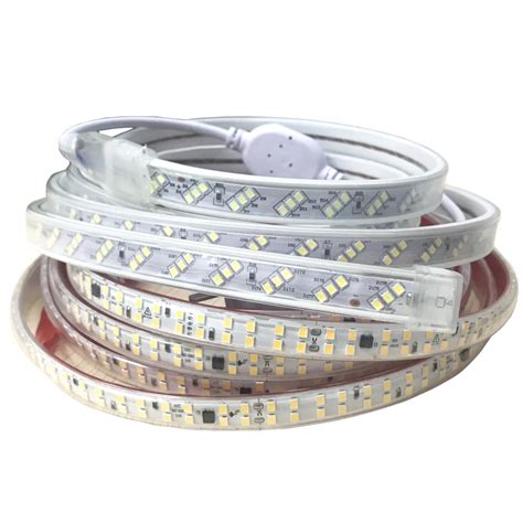 Doublethree Row 220v Led Strip Light 2835 Flexible Ribbon Tape 120 240