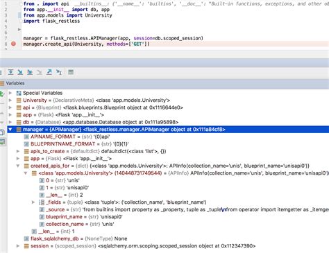 Flask Python Flaskrestless With Sqlalchemy Doesnt Generate Api