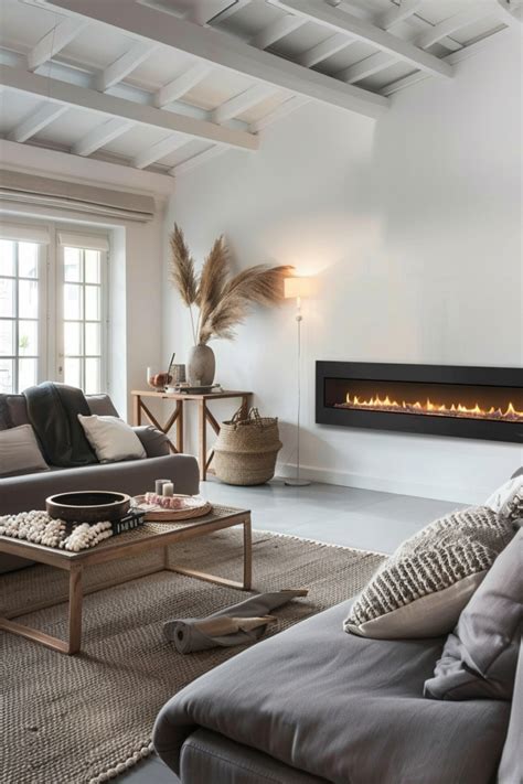 45 Minimalist Fireplace Ideas