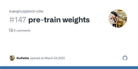 Pre Train Weights Issue 147 Kuangliu Pytorch Cifar GitHub