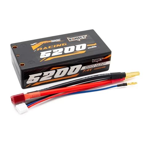 Konect Lipo 5200mah 74v 100c 2s2p Shorty