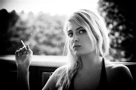 Beautiful Gals Smoking — Just An Amazing Angel And A Peek At Her